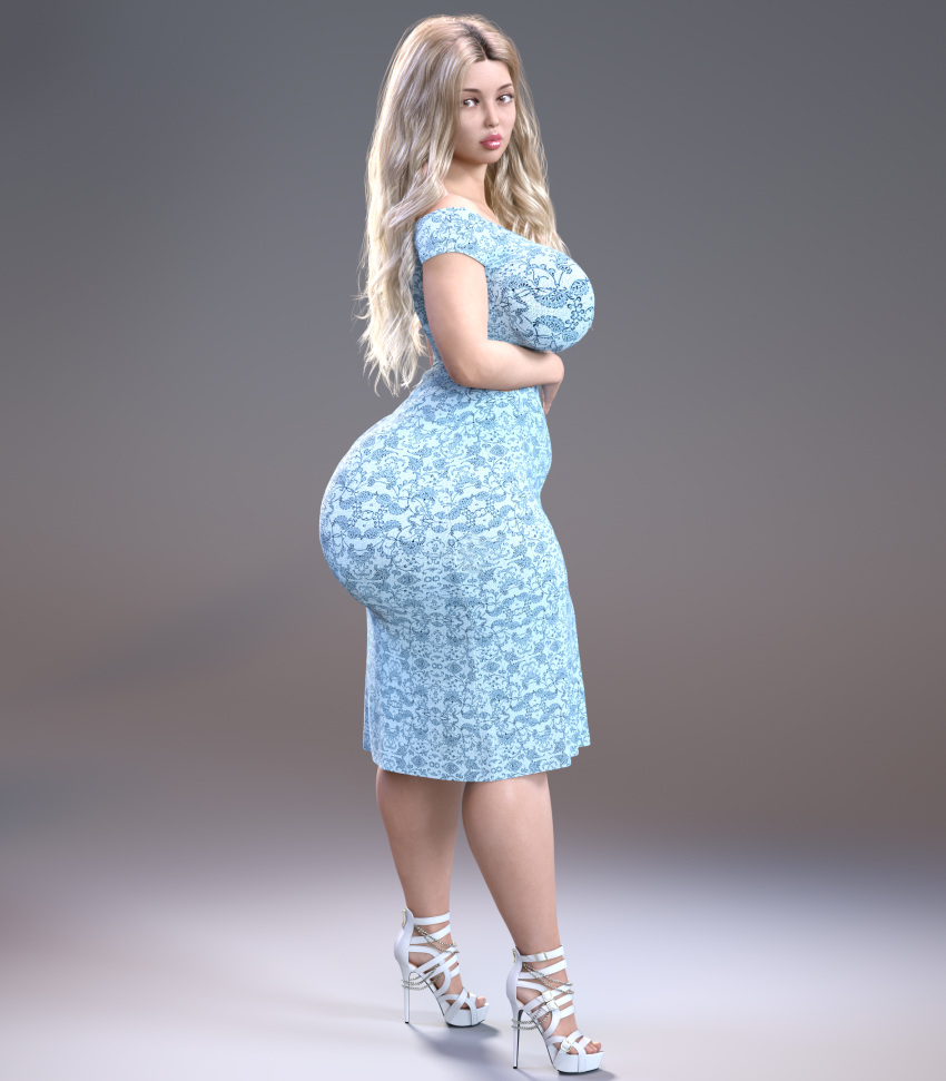 Rule 34 - 1girls 3d Ass Big Ass Big Breasts Bottom Heavy Breasts Busty Cleavage Curvaceous Curvy ...