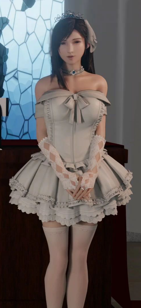 Rule 34 - 1girls 3d 3d (artwork) 3d Model Black Hair Choker Clothed Clothing Cropped Cropped ...